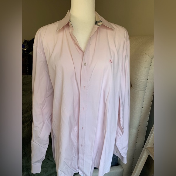 Burberry | Shirts | Burberry Pink Dress Shirt Classic Cotton | Poshmark